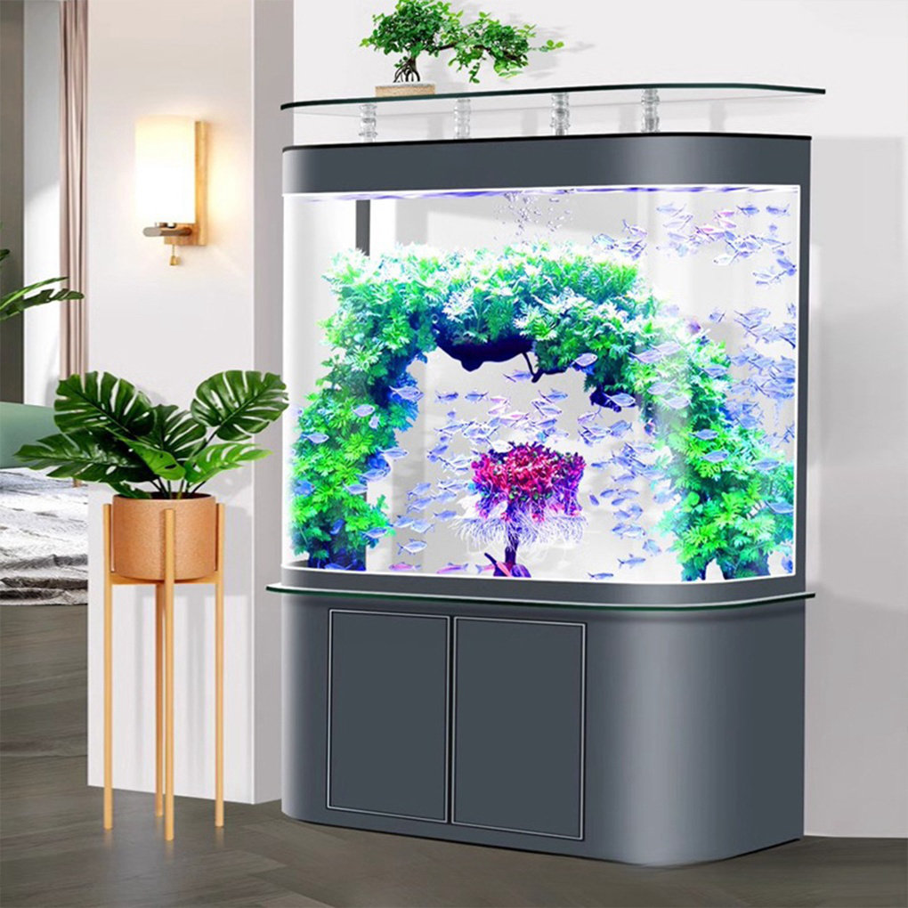 Tucker Murphy Pet™ Eltion Half Circle Aquarium Tank | Wayfair