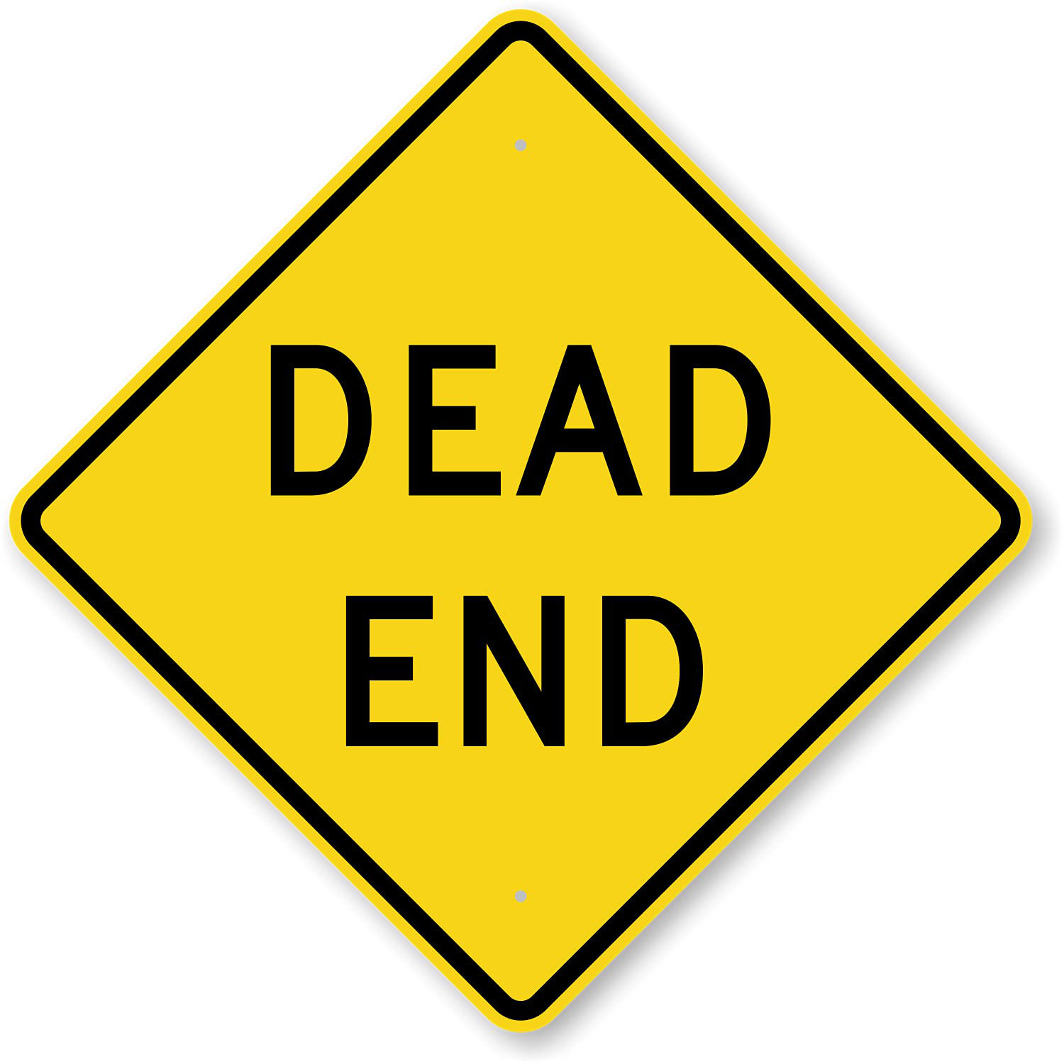 SmartSign Dead End Diamond High-Intensity Grade Reflective | Wayfair