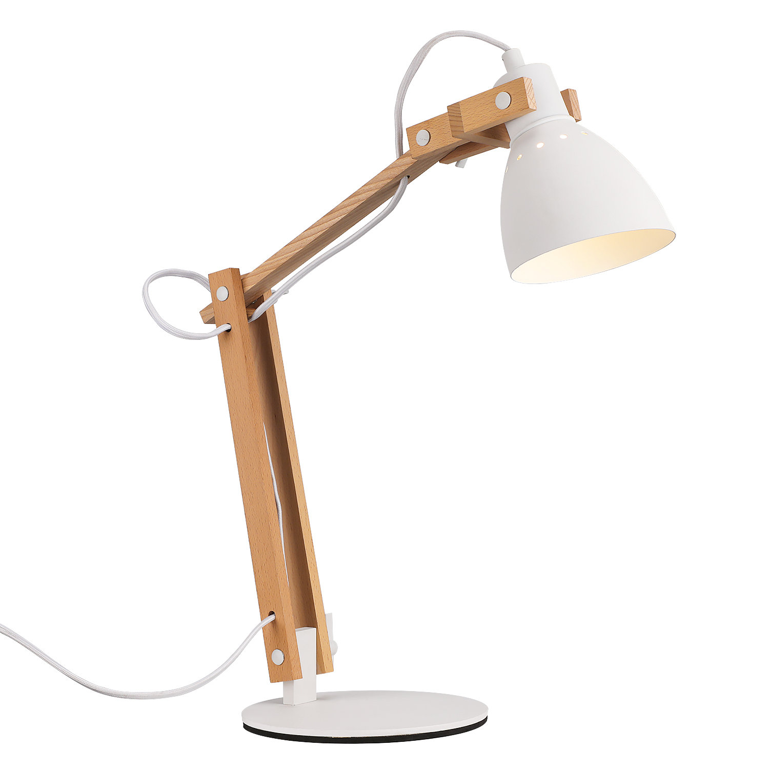 Brayden Studio® Gallego LED Swing Arm Desk Lamp, 4-Level Dimming, 5W ...