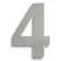 Dakota Fields Colindale 18cm H Stainless Steel House Number & Reviews ...