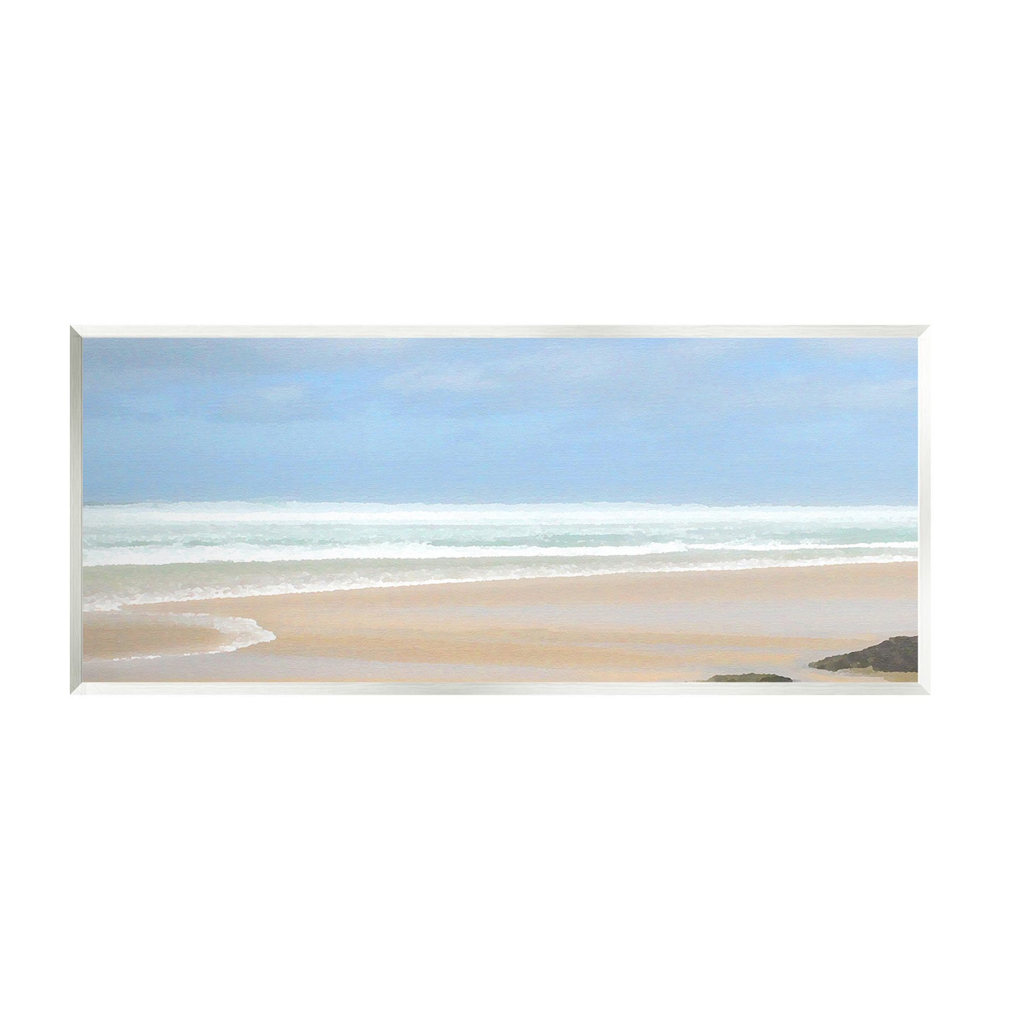 Highland Dunes Panoramic Abstract Shoreline Wall Plaque Art by Noah Bay ...