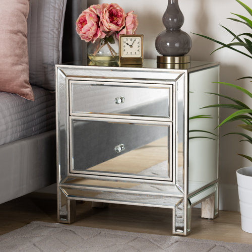 Glass Nightstands You'll Love | Wayfair