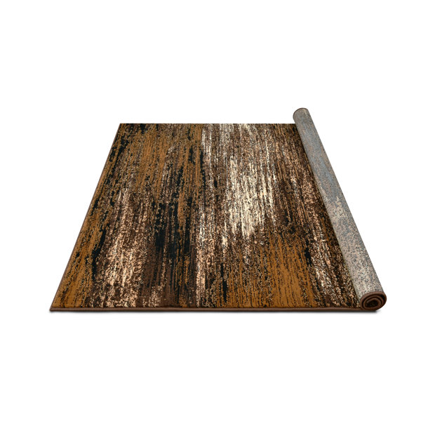 17 Stories Misouk Performance Chocolate Rug & Reviews | Wayfair