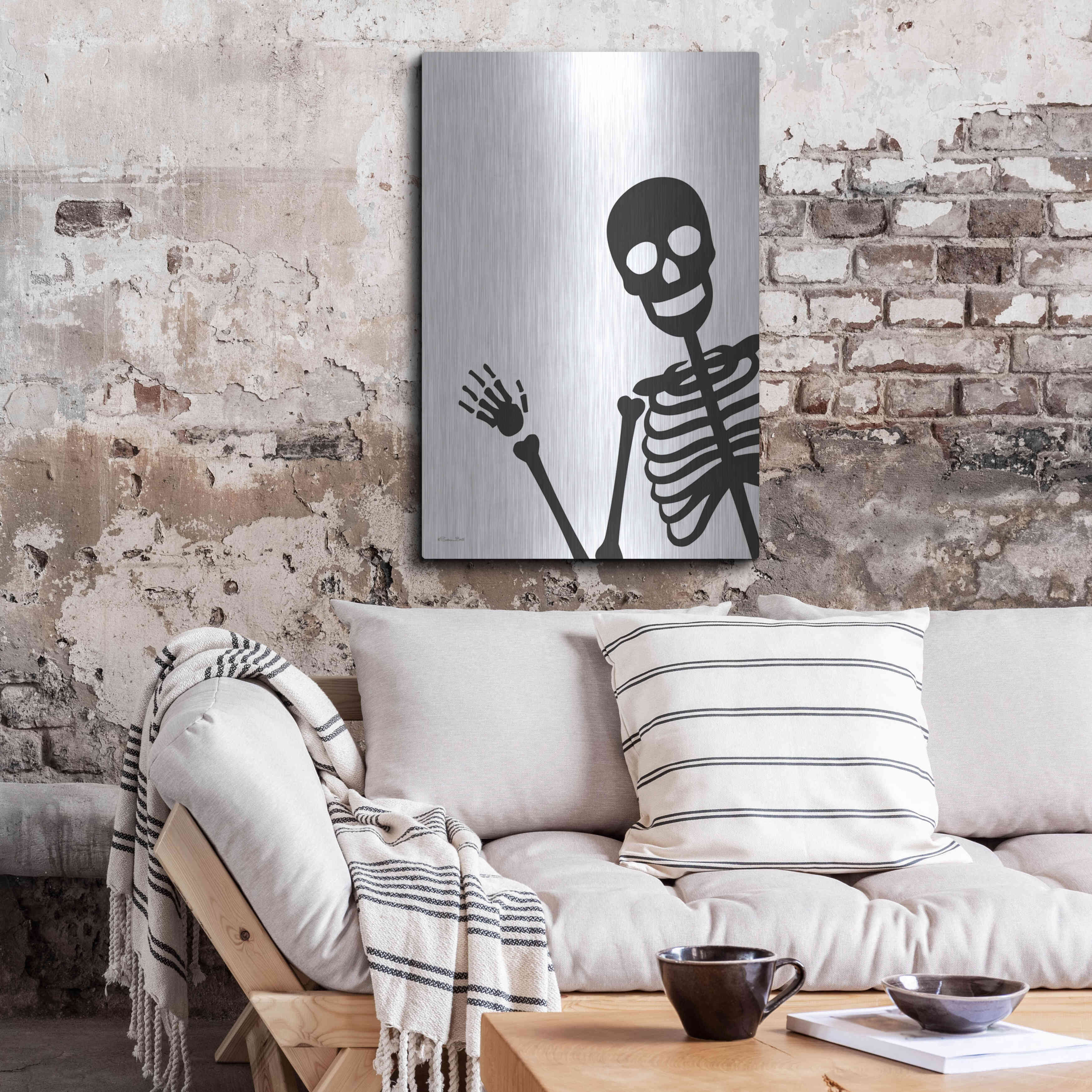 The Holiday Aisle® " Peek-a-boo Skeleton " by Susan Ball | Wayfair