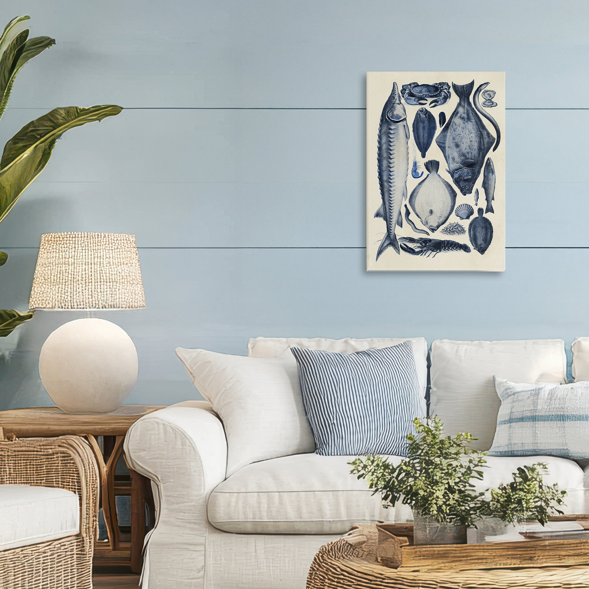 Charlton Home Scientific Marine Life Chart Canvas, design by Alicia ...