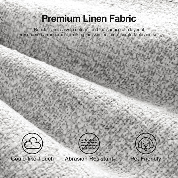 Ebern Designs Taufner 66'' Square Arm Modular Loveseat & Reviews | Wayfair