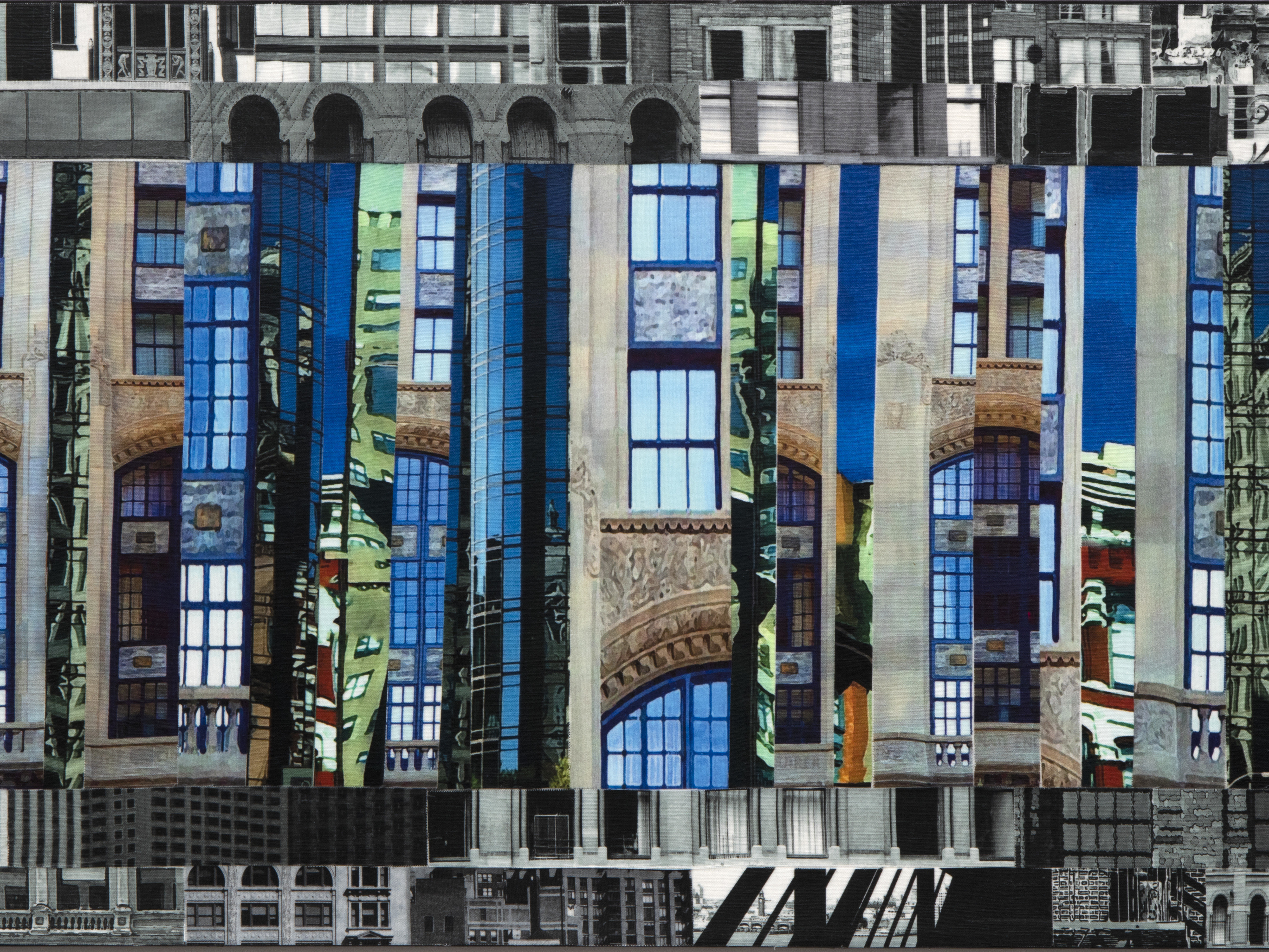 Made & Curated Patchwork City 72 By Marilyn Henrion | Wayfair