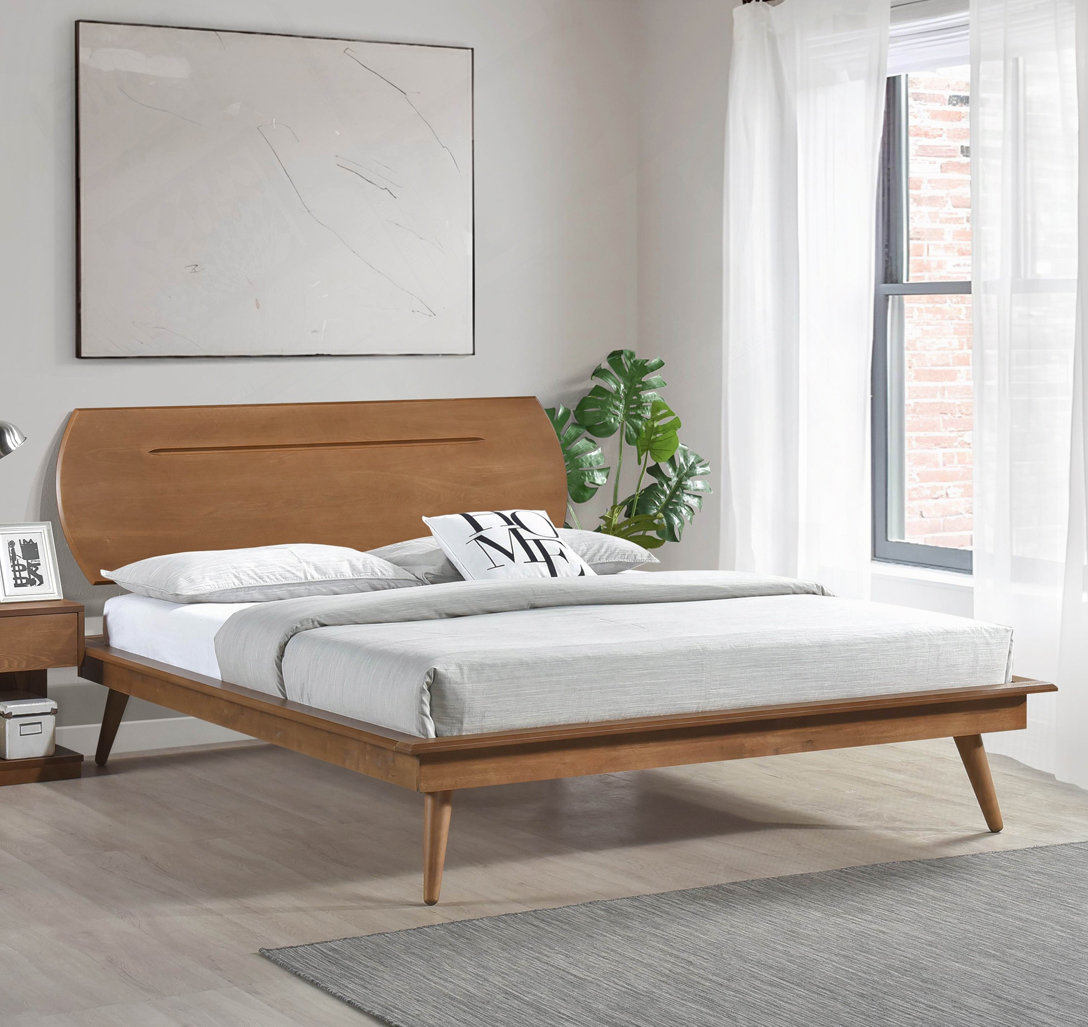 Mercer41 Platform Bed with Oval Headboard | Wayfair