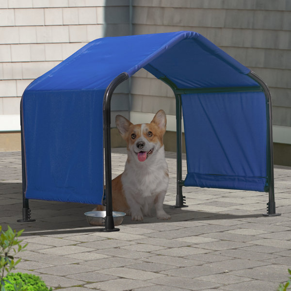 ShelterLogic Blue Dog Shade Canopy Pet Shelter | Wayfair