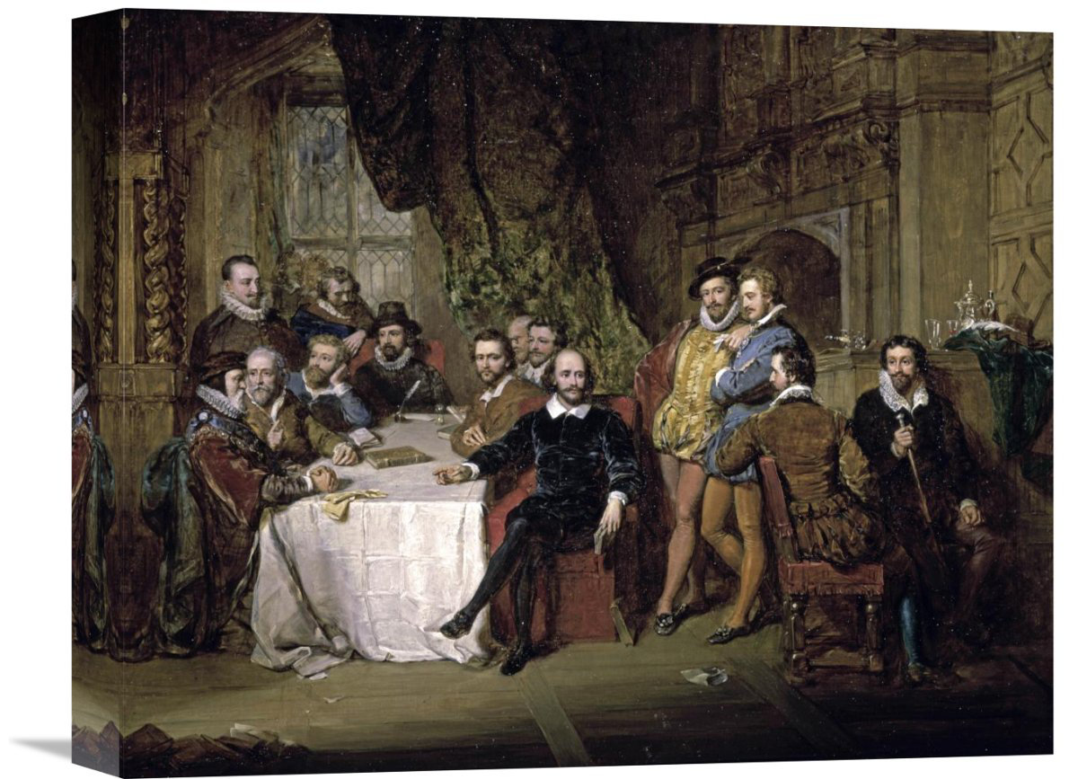Global Gallery 'Shakespeare and his Friends at the Mermaid Tavern' by ...