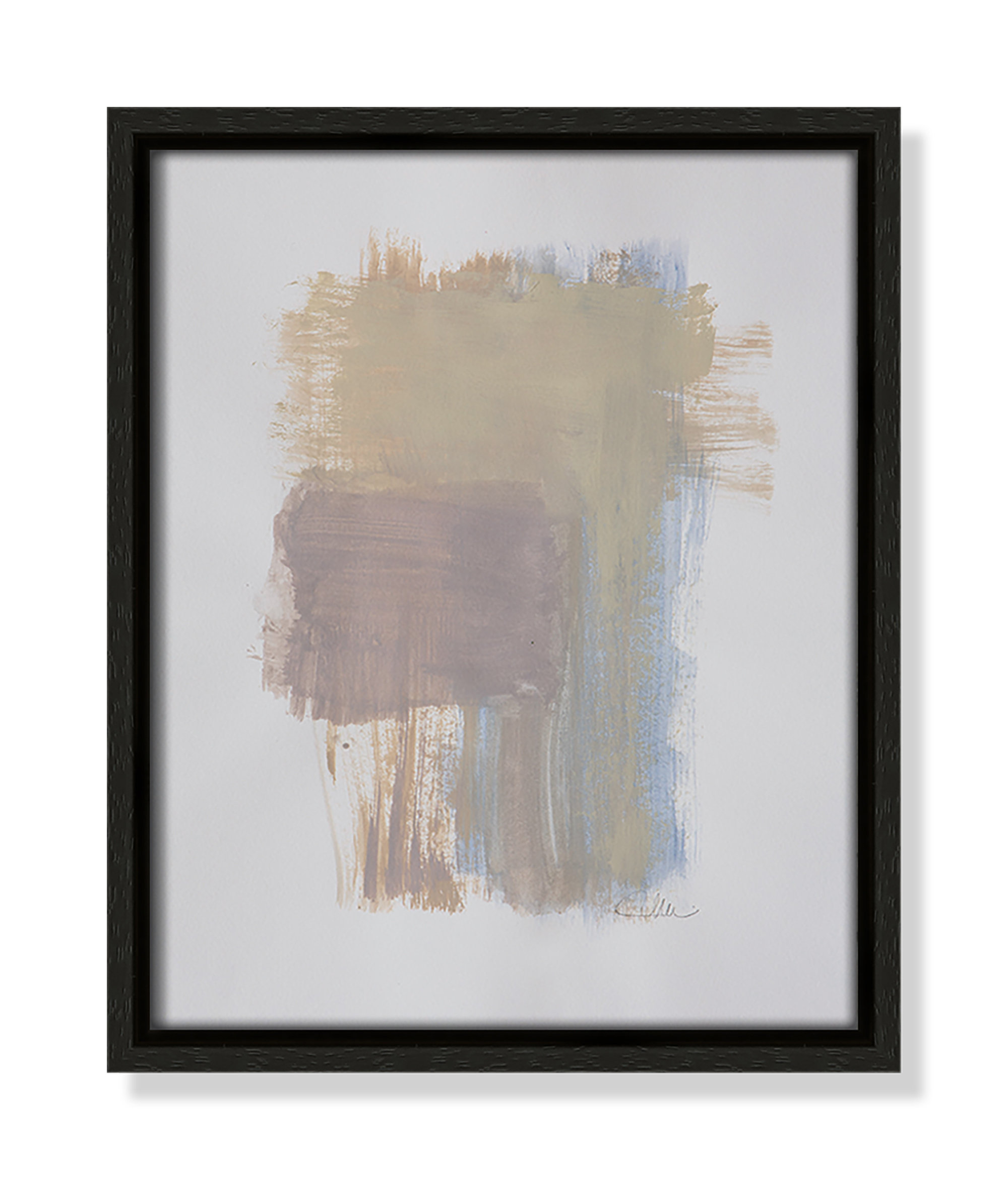 Birch Lane™ Powder Room Collection Powder Room Wash I Framed On Canvas ...