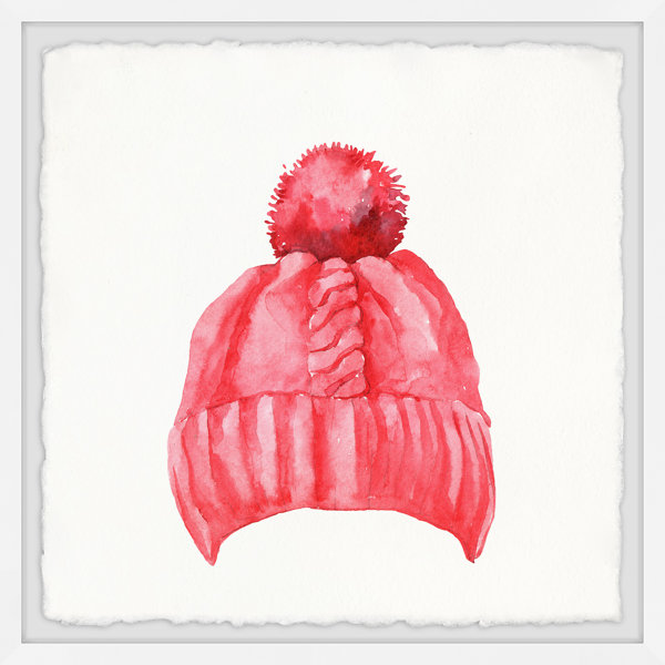 Marmont Hill Winter Hats Triptych C - 24X24 | Wayfair