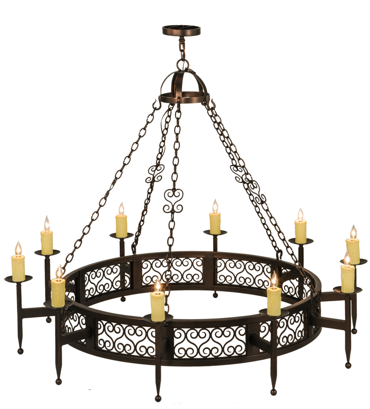 Meyda Lighting 60"W Toscano 10 LT Chandelier | Perigold