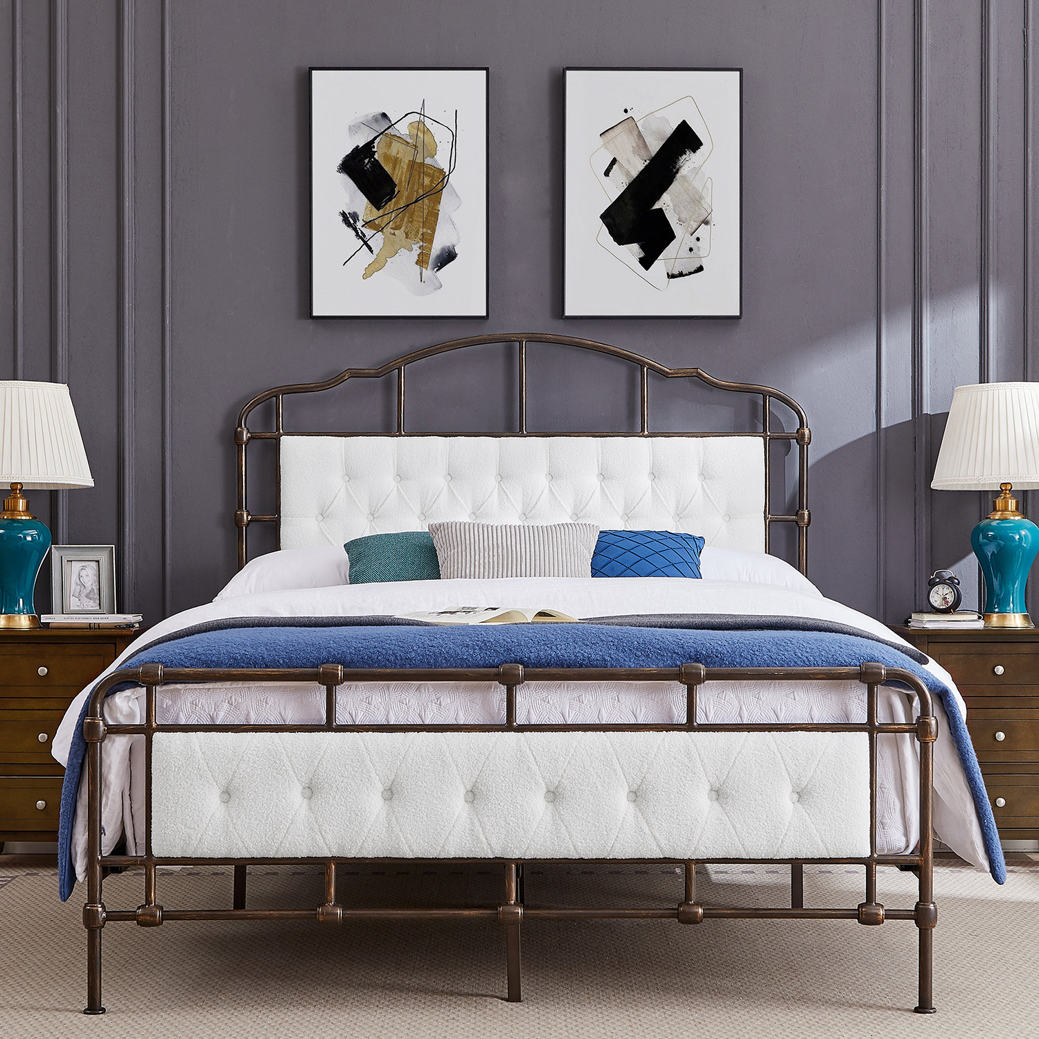 Williston Forge Janyha Queen Upholstered Platform Bed - Wayfair Canada