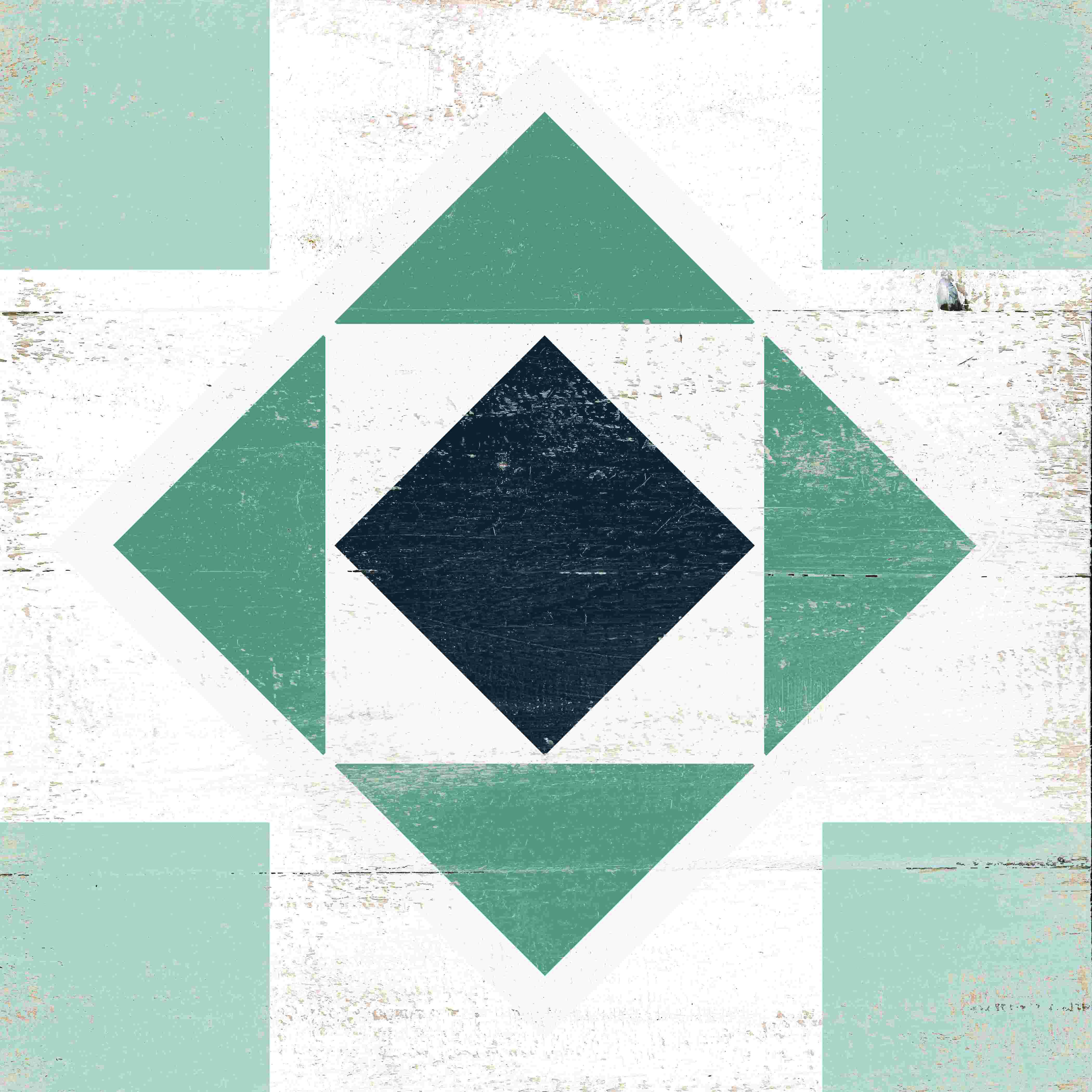 Dakota Fields Blue Triangle Tile - Wayfair Canada