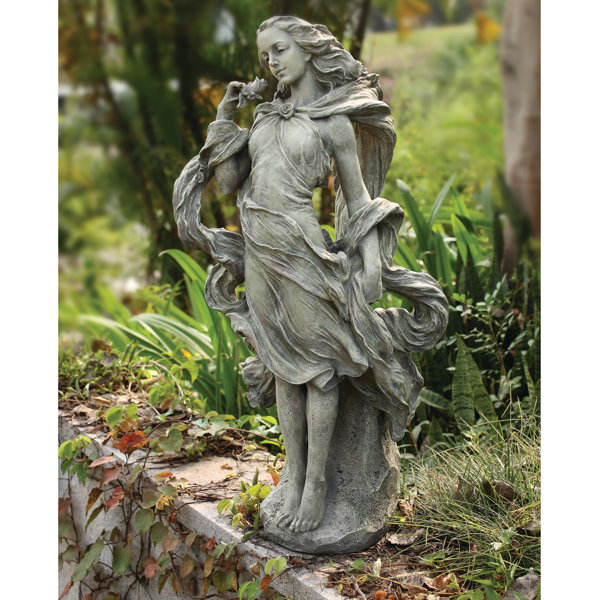 Astoria Grand Baring People Plastic Garden Statue | Wayfair