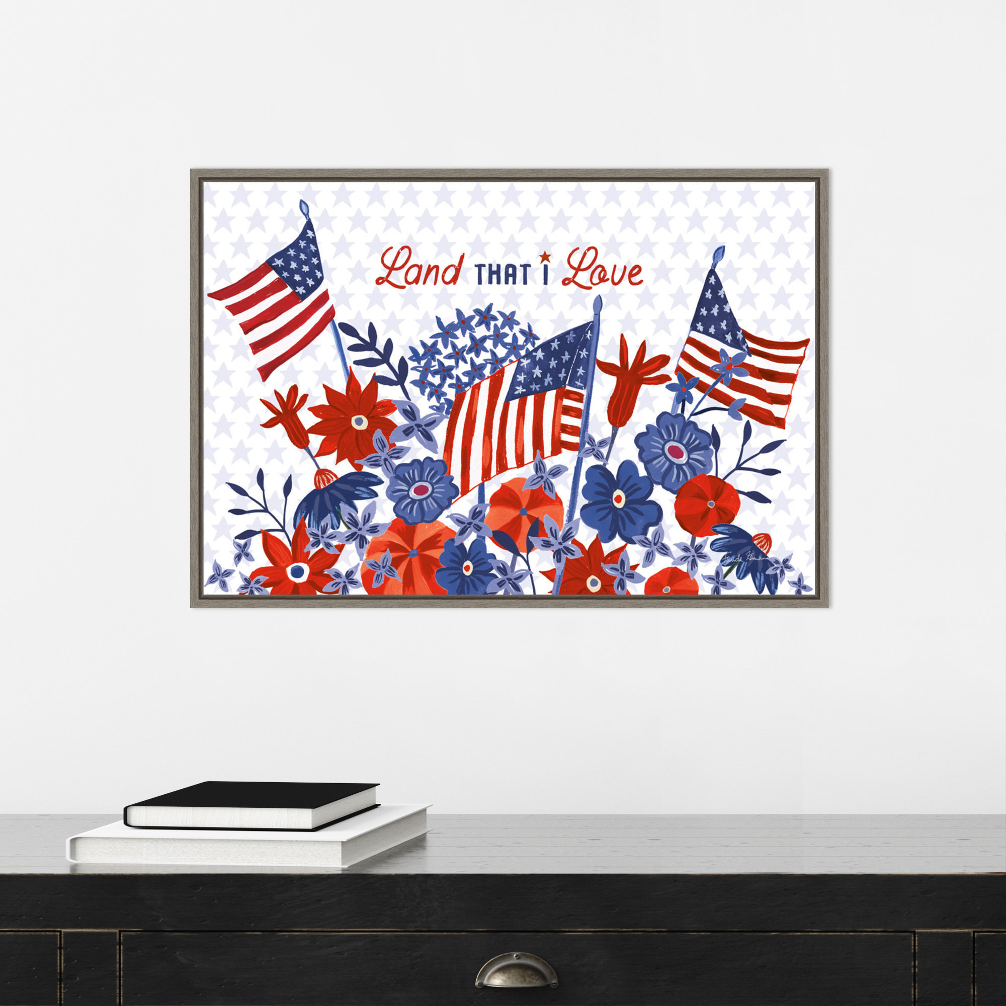 The Holiday Aisle® America the Beautiful I Love by Farida Zaman - Piece ...