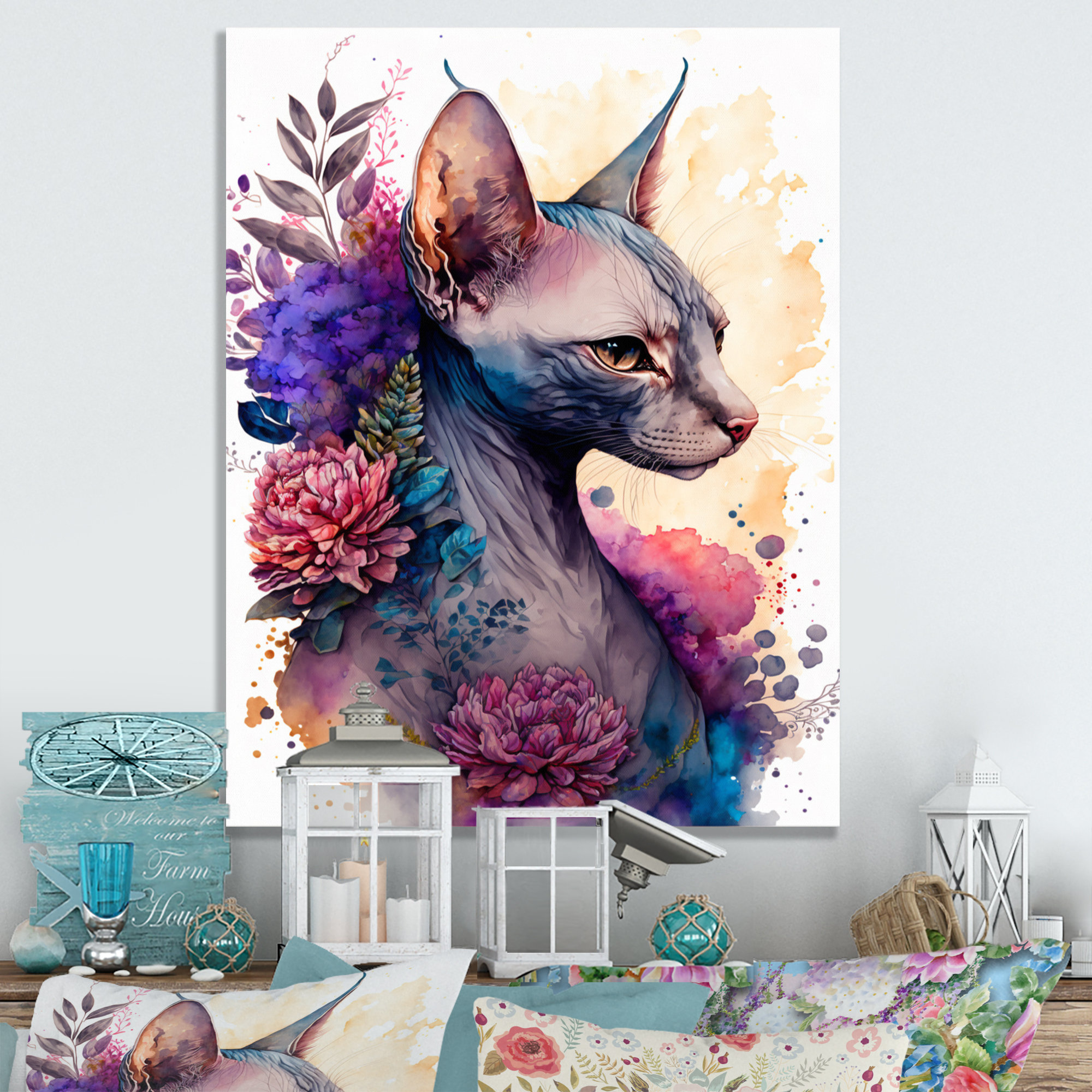 sphynx cat artwork