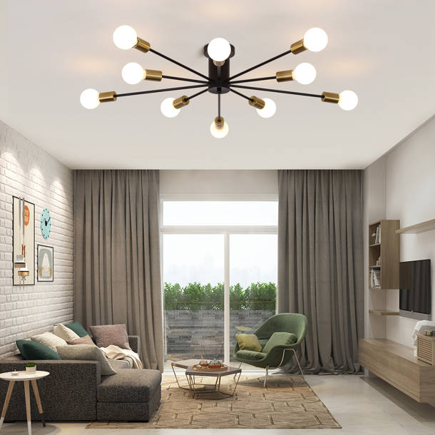 George Oliver Croner 12 - Light Dimmable Sputnik Modern Linear ...