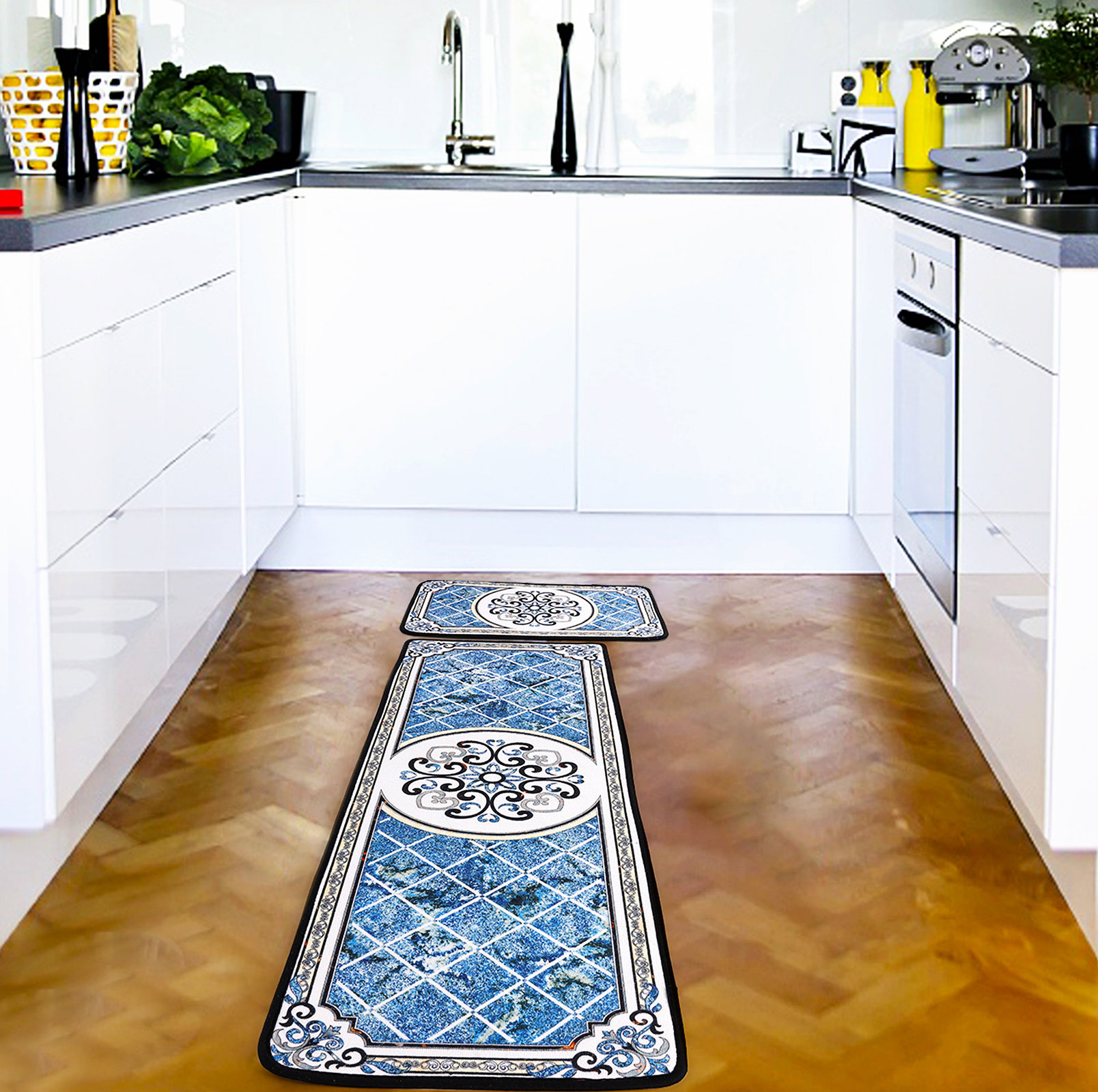 Charlton Home® Chrishea 2 Piece Anti-Fatigue Mat Set | Wayfair