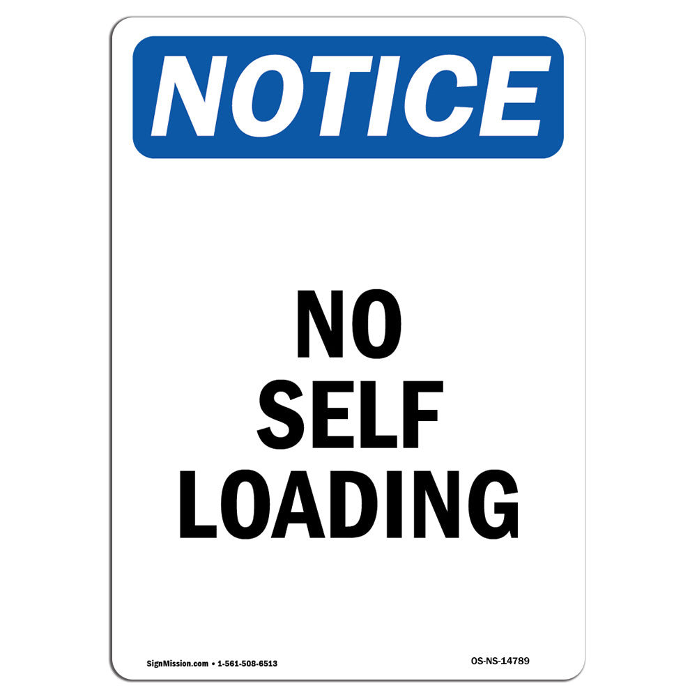 SignMission No Self Loading Sign | Wayfair