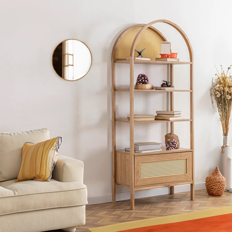 SpiritHome Geometric Bookcase | Wayfair