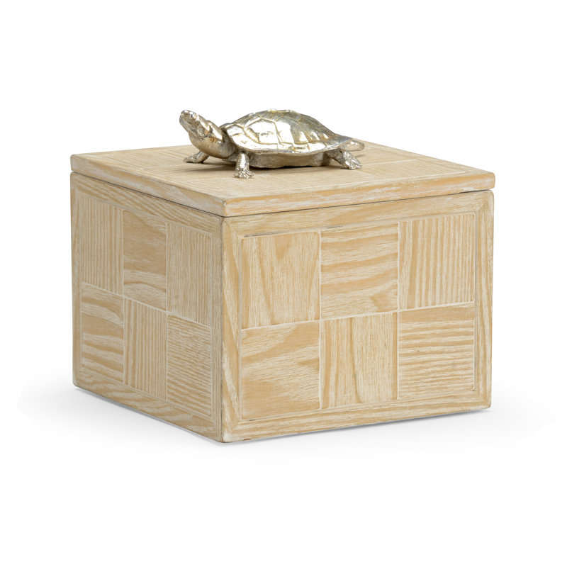 Wildwood Coastal Tortoise Large Decorative Box | Wayfair