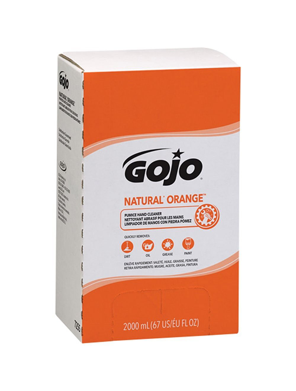 Hospitality Emporium GOJO Natural Orange Hand Cleaner, Pumice, 2 L ...