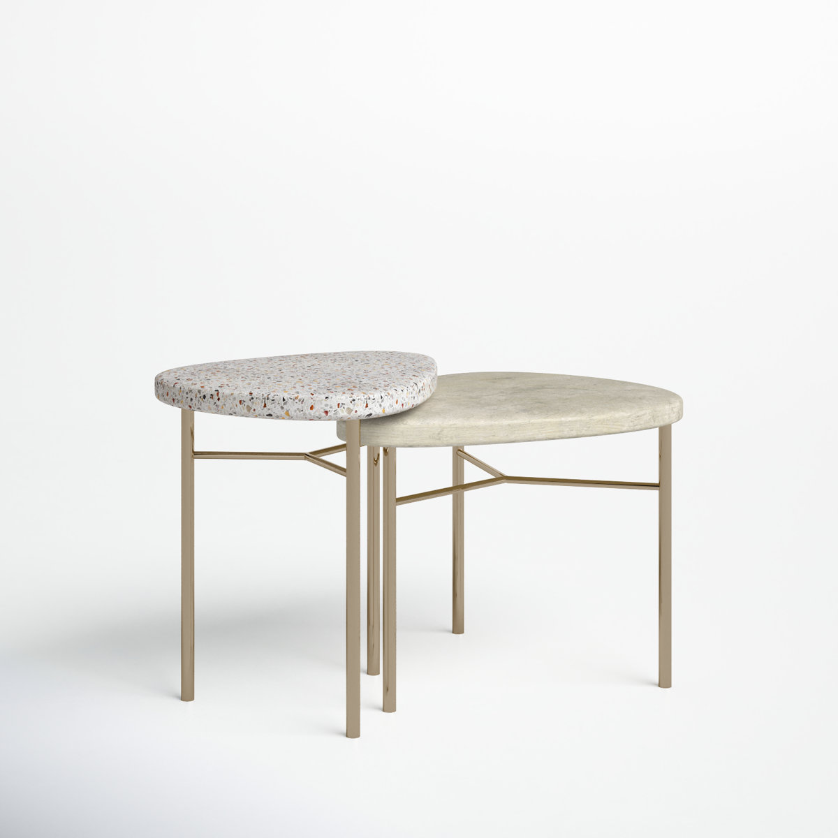 Joss & Main Trevor Stone 3 Legs Coffee Table | Joss & Main