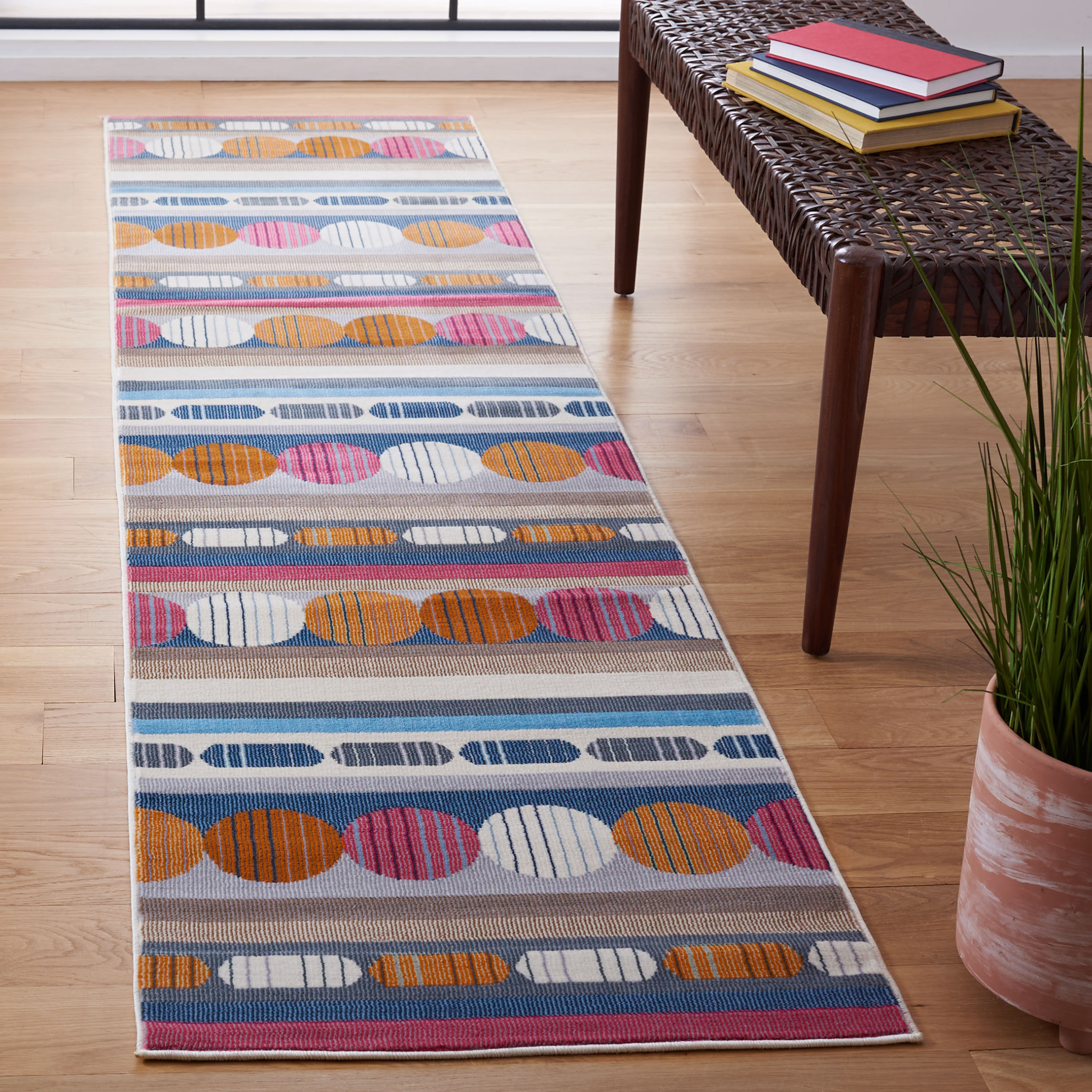 George Oliver Hornung 300 Performance Geometric Rug | Wayfair