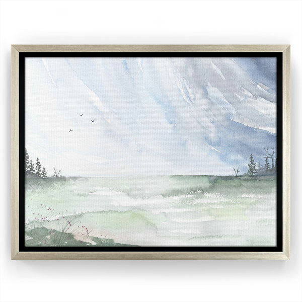 Red Barrel Studio® Brilliant Land By Leah Graw Modern Wall Art Decor ...