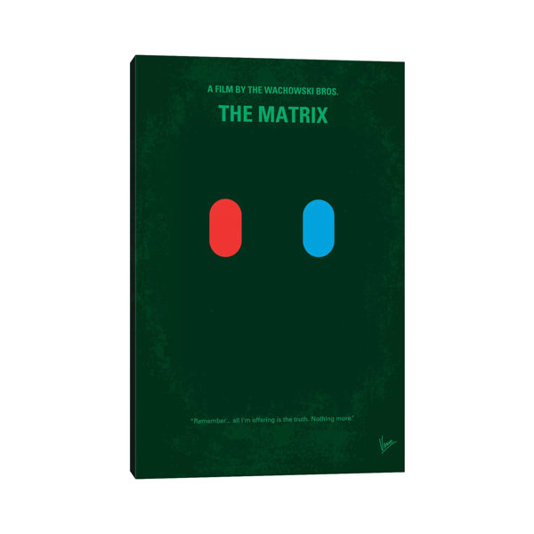 Happy Larry The Matrix (Which Pill Do You Choose?) Minimal Movie Poster ...