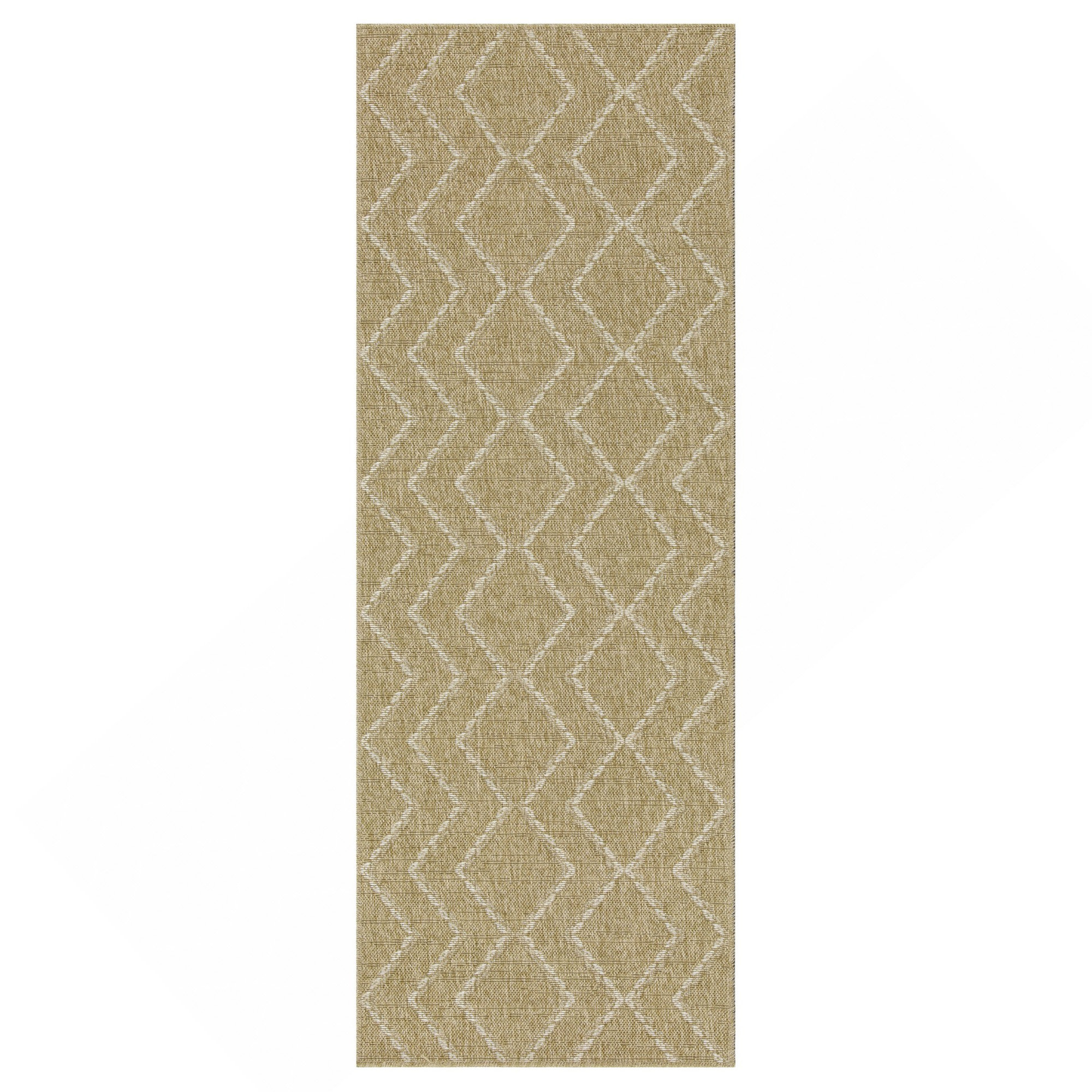 Latitude Run® White 5 Ft. 3 In. X 7 Ft. 3 In. Indoor/Outdoor Area Rug ...