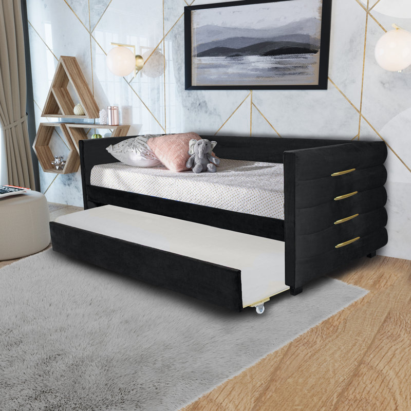 Mercer41 Aeyden Upholstered Daybed Bed | Wayfair