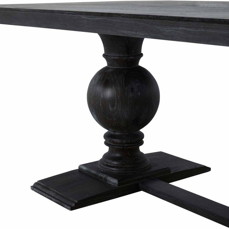 Gabby Matthew 105" Mindi Solid Wood Trestle Dining Table | Wayfair