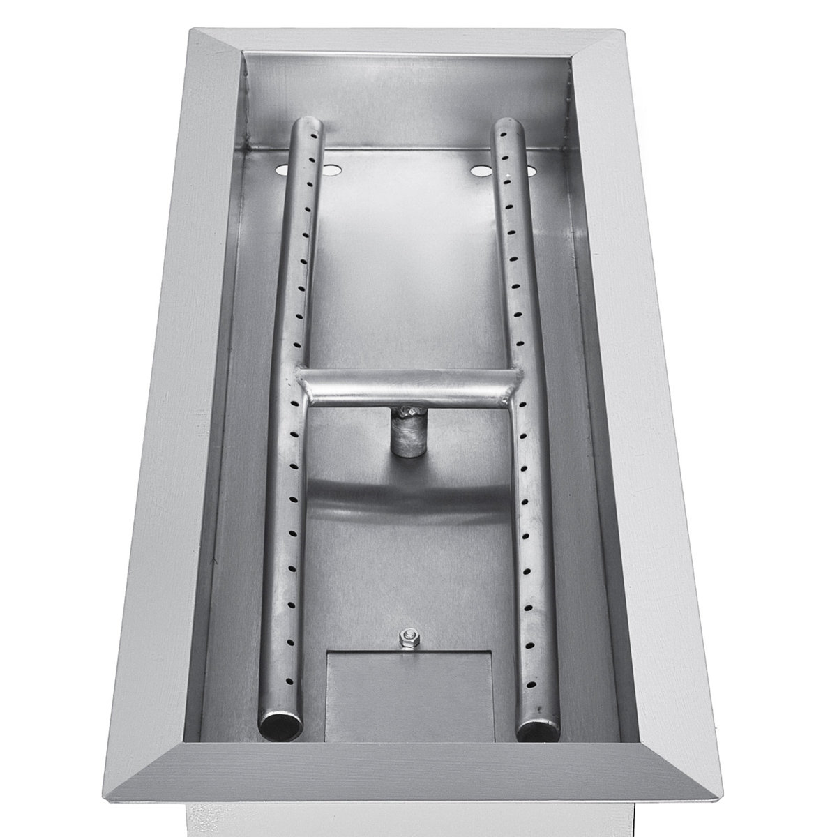 Ebern Designs Altina Stainless Steel Propane Table Fire Pit & Reviews ...