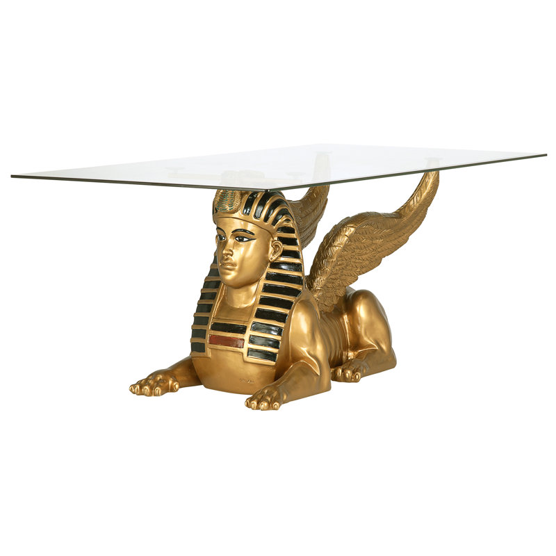 Fleur De Lis Living Kristopher Sphinx Figurine Coffee Table & Reviews ...