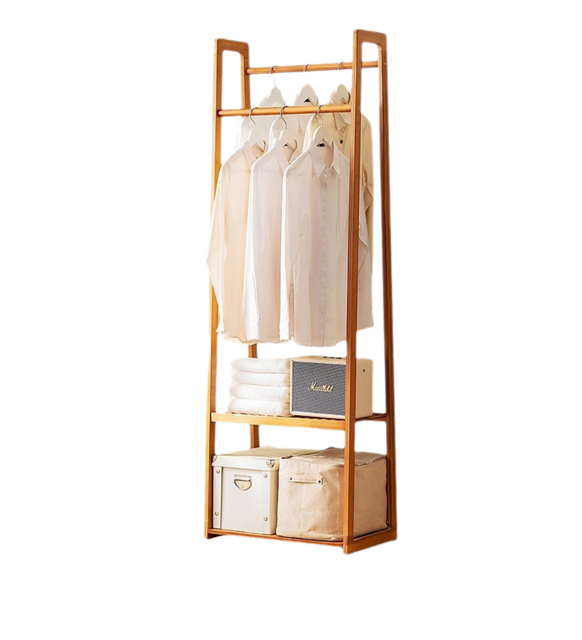 George Oliver Cloak Rack Bedroom Vertical Simple Hanging Racks ...