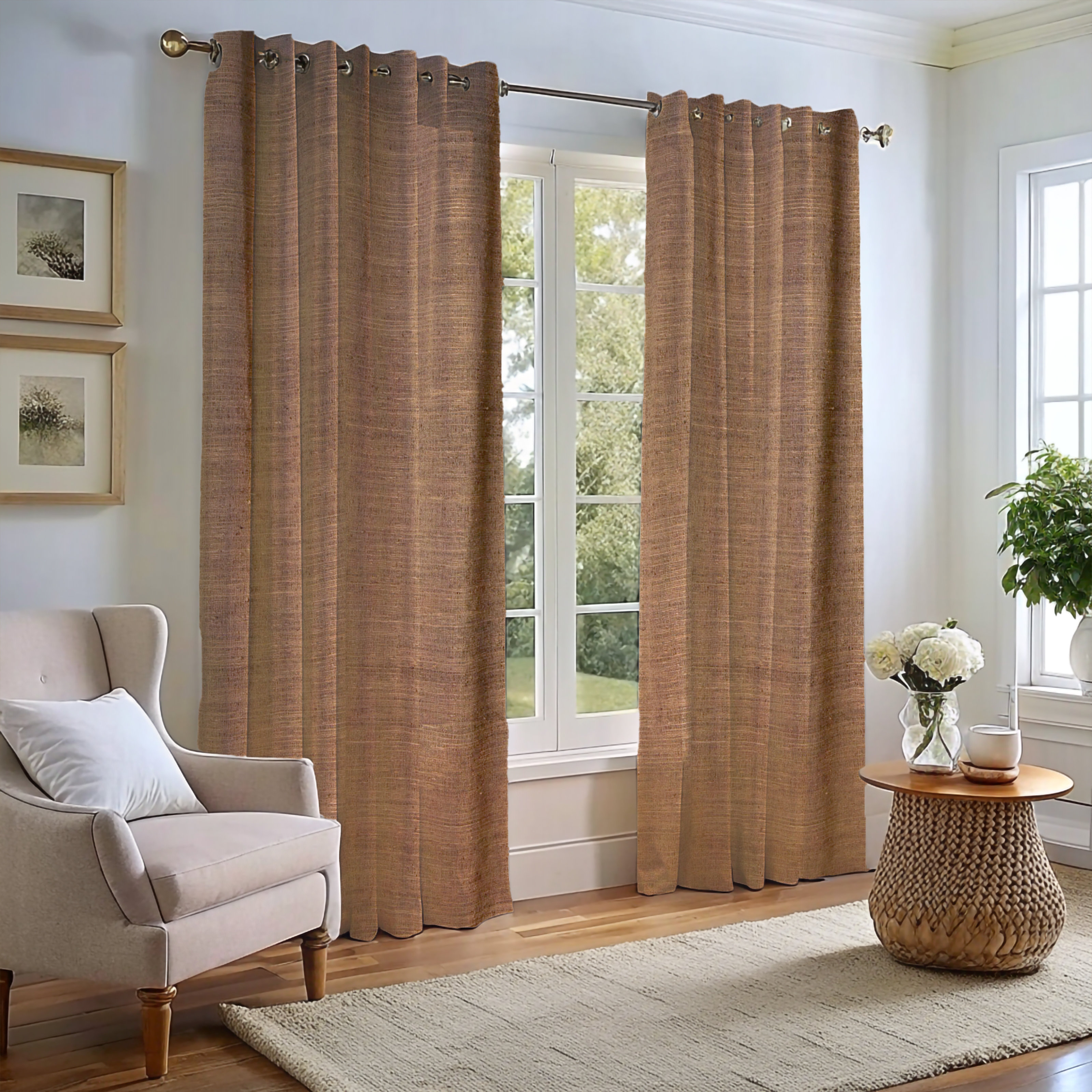 Peppermint Home Barley Room Darkening Curtain Panel | Grommet Header ...