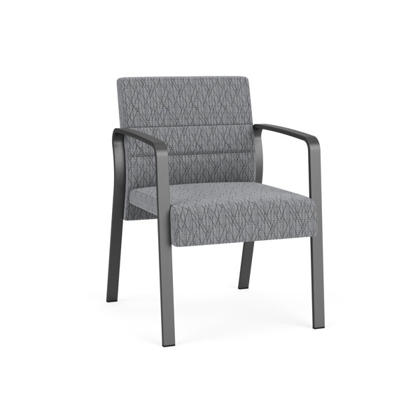 Lesro Waterfall Waiting Reception Guest Chair Metal Frame | Wayfair