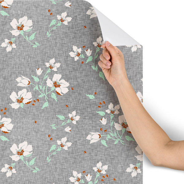 Bless international Peel & Stick Floral Panel | Wayfair
