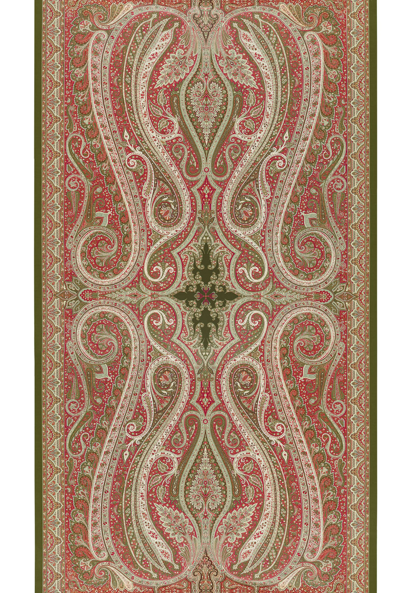 Schumacher Pasha Paisley Wallpaper | Wayfair