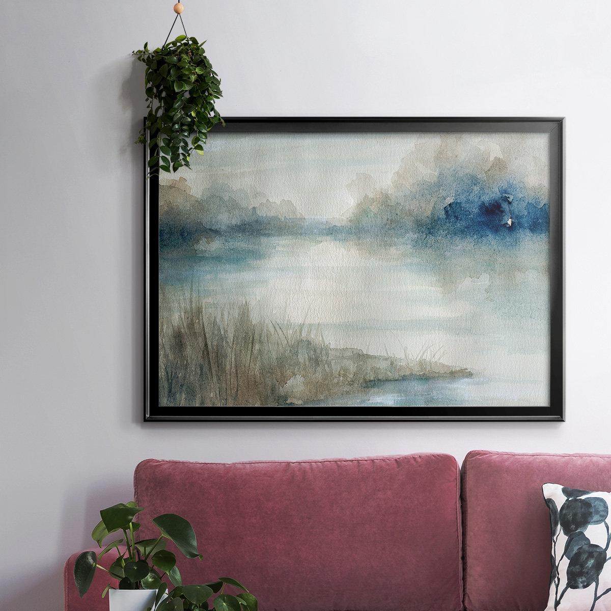 Winston Porter Still Evening Waters-Framed Gallery Wrapped Canvas | Wayfair