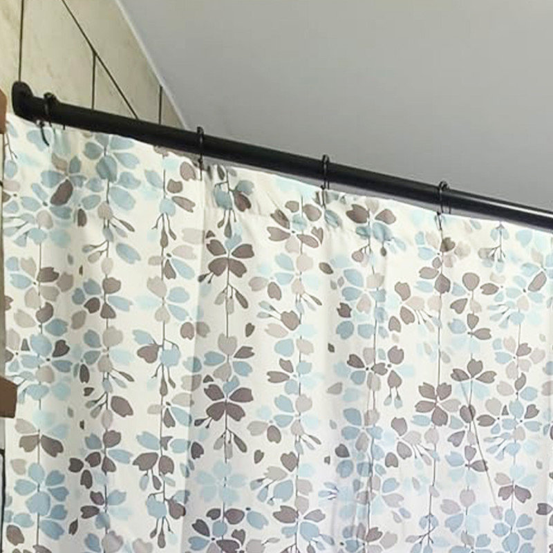 LIKOBI Tension Curtain Rod,Spring Tension Rod for Windows or Shower, 54 ...