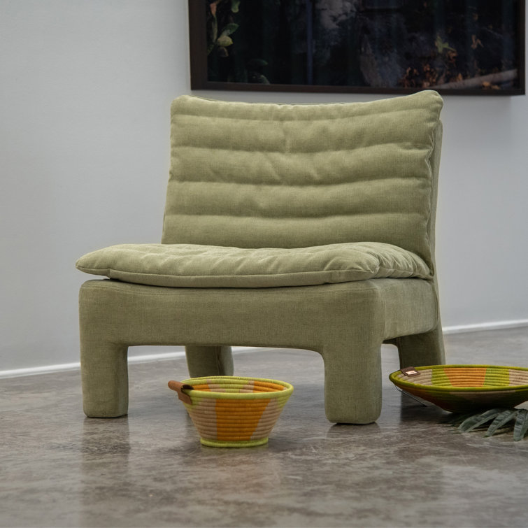 RobertAllenFabric Ser Upholstered Slipper Chair | Wayfair