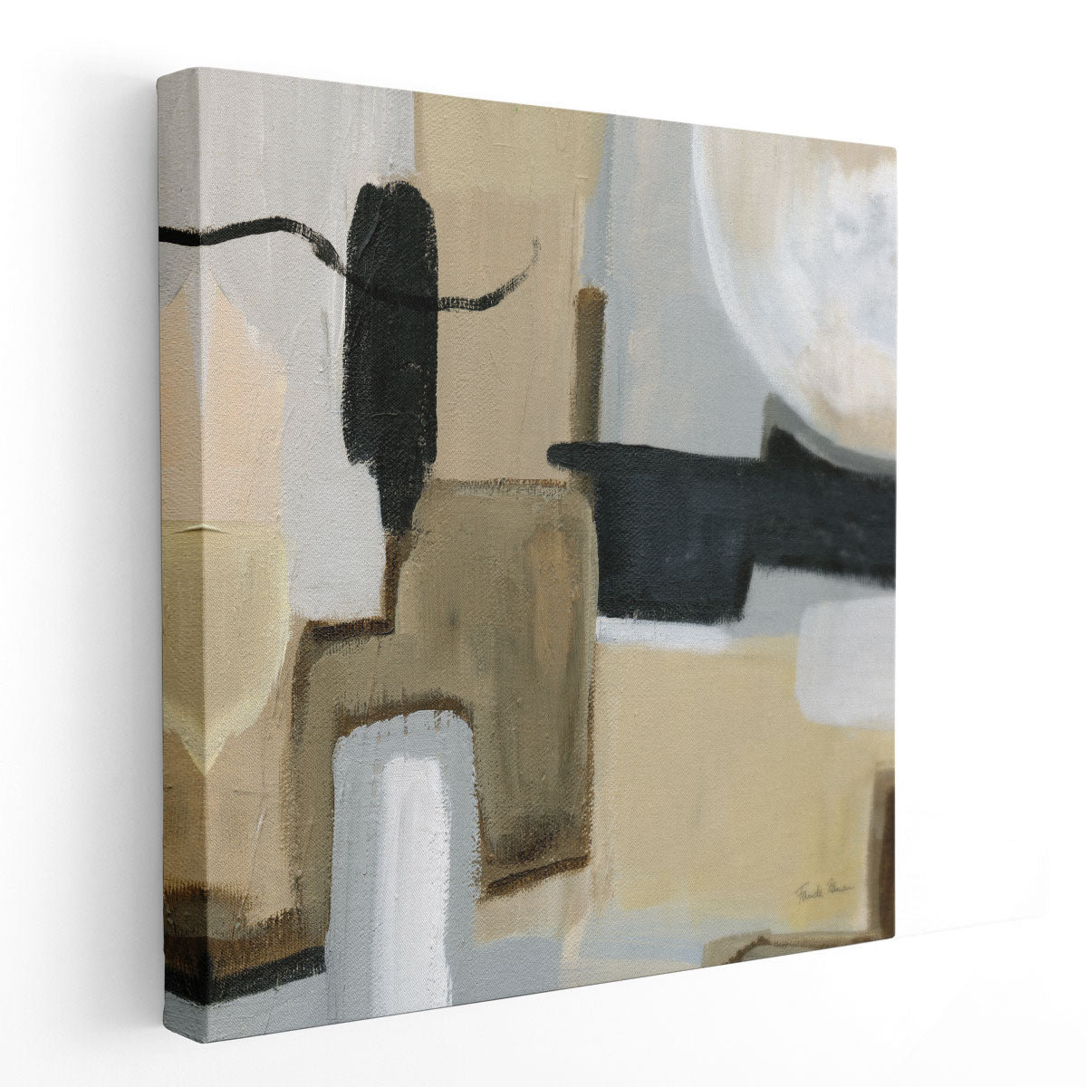 Dakota Fields Earthy Abstract - Canvas Print Wall Art | Wayfair