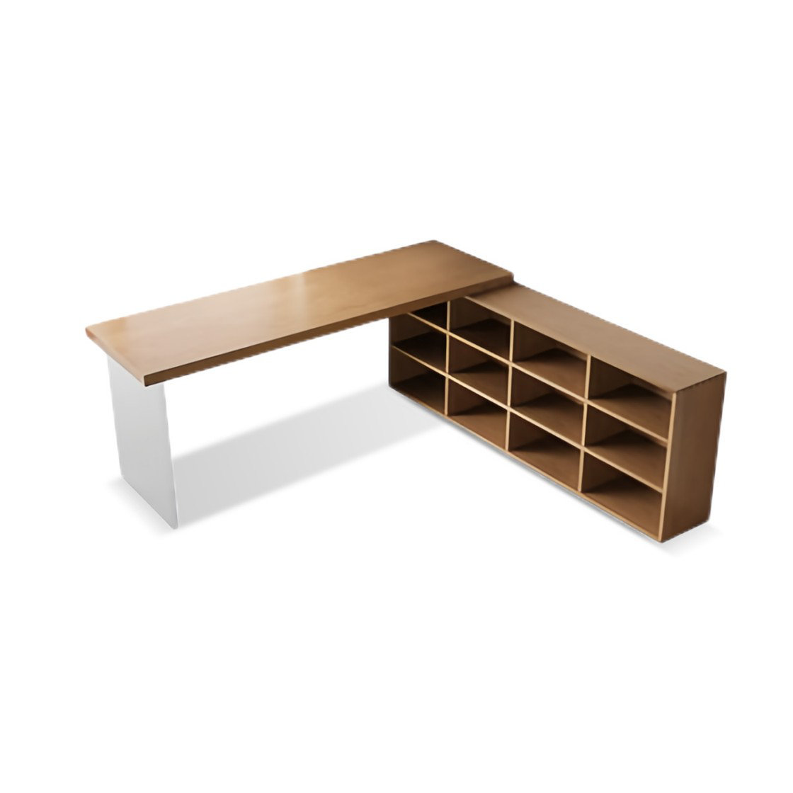 Flexy Infotech 62.99" Brown L-Shaped Solid Wood desks - Wayfair Canada
