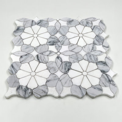 Maricera 12" x 12" Marble Novelty Mosaic Wall & Floor Tile | Wayfair