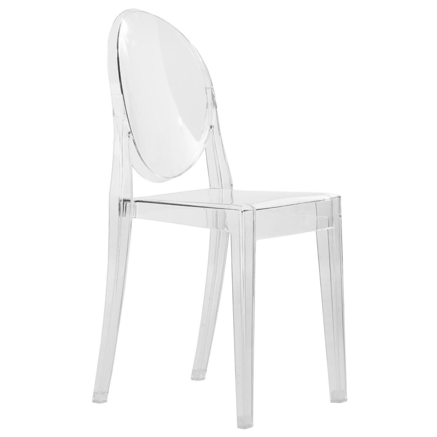 Ivy Bronx Clear Transparent Acrylic Side Chair | Wayfair