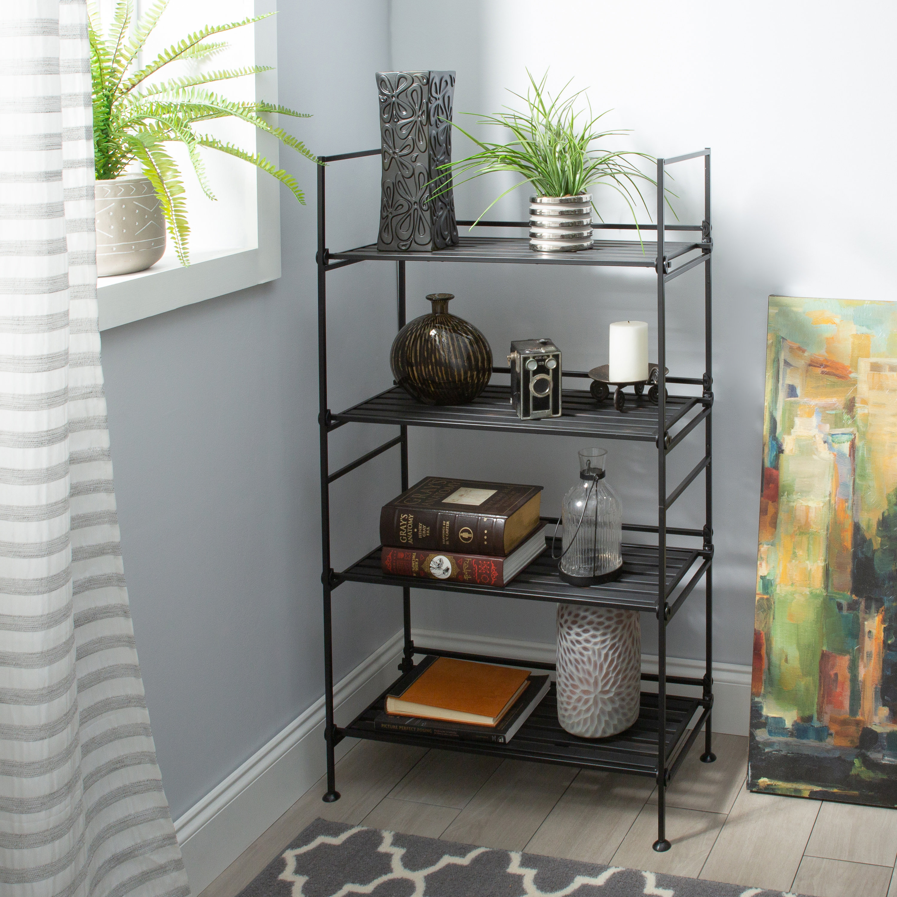 Organize It All Etagere Bookcase & Reviews | Wayfair